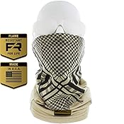 Amazon.com: Flame Resistant Face Mask Neck Gaiter, USA Made, 6.4 Cal ...