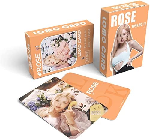 MATHARAGO Kpop ROSÉ Photocard Rosie Picture Card Set Photobook ...