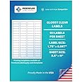 Amazon.com : Premium Label Supply Glossy Clear Return Address Labels ...