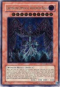 Amazon.com: Yu-Gi-Oh! - Earthbound Immortal Wiraqocha Rasca SOVR-EN026 Ultimate Rare - Stardust ...