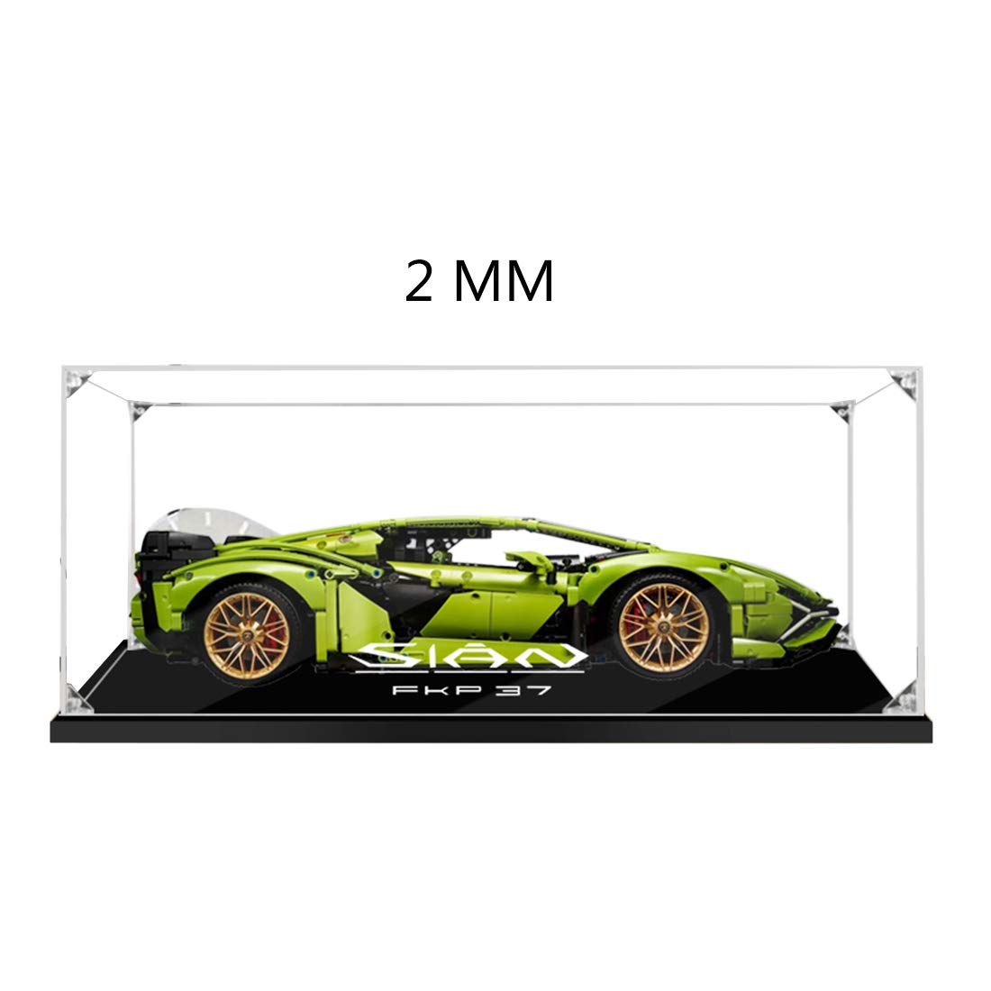 Buy SICI Display Case for Lego Lamborghini Sian, Acrylic Display Box ...