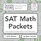 SAT Math Packets (2020 Edition): Practice Materials and Study Guide for ...