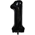 Amazon.com: Tellpet Black Number 1 Balloon, 40 Inch : Home & Kitchen