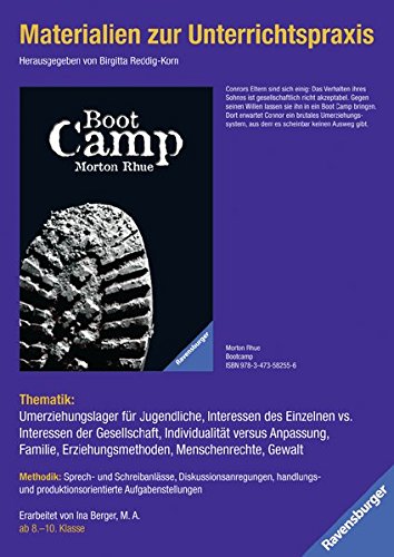 Morton Rhue: Boot Camp. Material: Rhue, Morton: 9783473980604: Books ...
