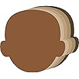 Amazon.com: 100 Pieces Face Multicultural Creative Cut Outs Face Shape ...