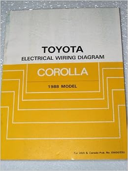 1988 Toyota Corolla Electrical Wiring Diagrams (AE92 Series): Toyota ...