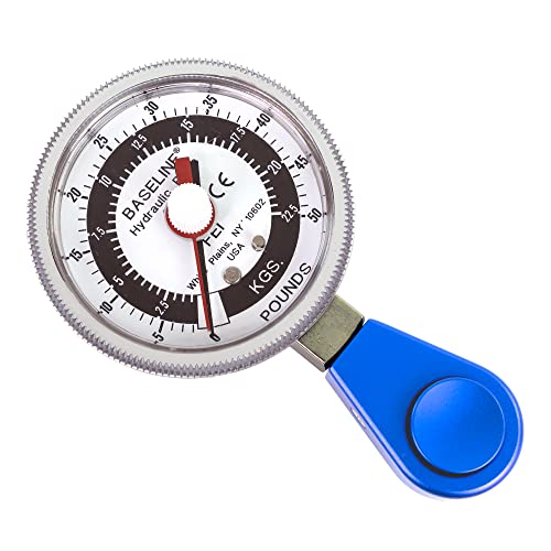 Baseline Hydraulic Pinch Gauge 50lb Capacity Hand Therapy Equipment ...