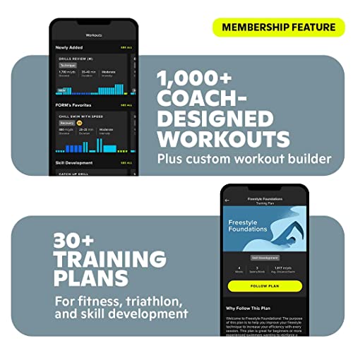 FORM Smart Swim Goggles- Fitness Tracker That Shows Your Metrics While ...