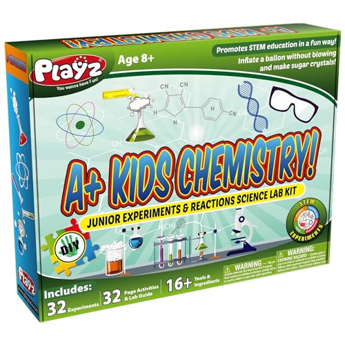 Playz A+ Kids Chemistry Set - Stem Activities & Science Kits for Kids ...