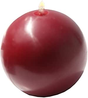 Amazon.com: Biedermann Round-Shaped 3-Inch Diameter Ball Candles ...