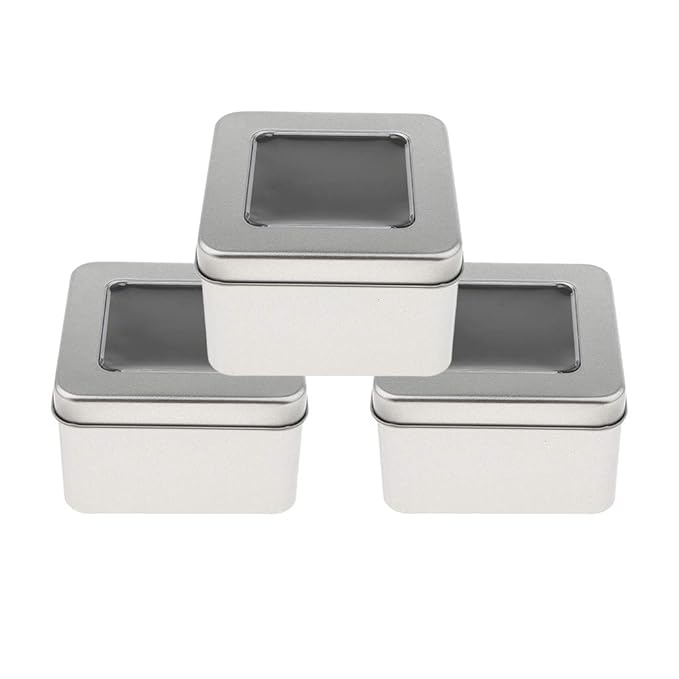 3 x Kleine Metalldose Mit Deckel - Keksdose Vorratsdose Gebäckdose ...