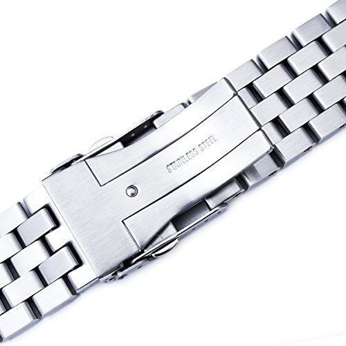 MiLTAT 20mm Straight End Universal Watch Band, Super Engineer II Screw-Link Design | Pricepulse
