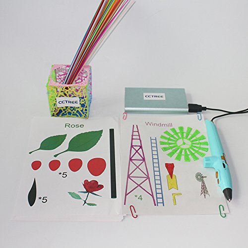 CCTREE 3D Printer Pen Paper Template Mold for 3D Printing Pen with 1pcs ...