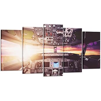 Amazon.com: Boeing 777-200 Flight Deck Poster 36 x 24in: Prints ...