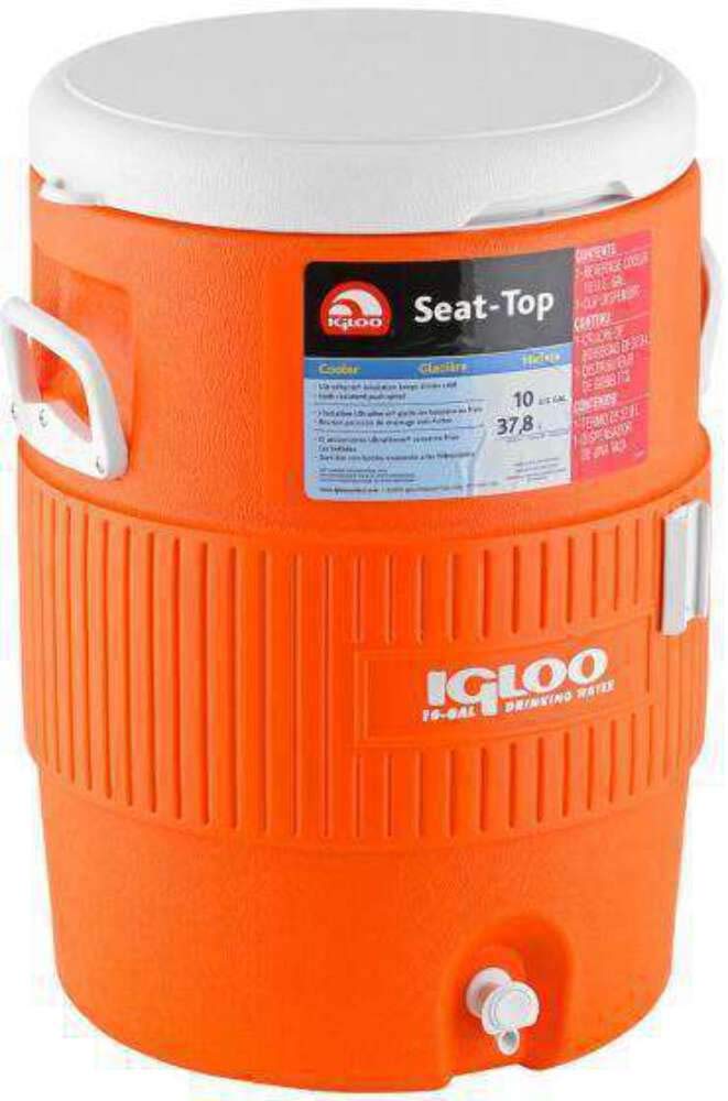 Igloo 10 Gallon Portable Sports Cooler Water Beverage Dispenser with ...