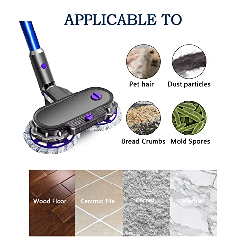 Garbage fighter Electric Cleaning Mop Head for Dyson V7 V8 V11 V10 ...