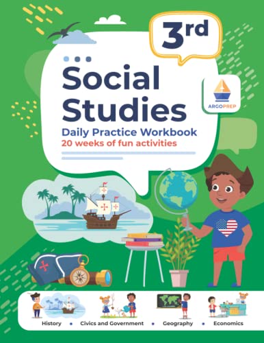 Amazon.com: 3rd Grade Social Studies: Daily Practice Workbook | 20 ...