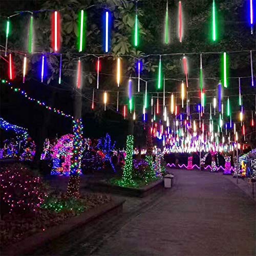 Twinkle Star Meteor Shower Rain Lights, 30cm 8 Tubes 288 LED Valentine ...