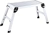 LUISLADDERS Aluminum Step Ladder Work Platform Drywall Bench Heavy Duty ...
