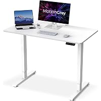MotionGrey - Electric Motor Height Adjustable Standing Desk, 110 x 60 ...
