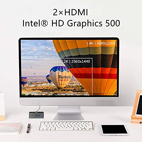 BMAX B2 Mini Pc Windows 10 Celeron N3450 (Fino a 2,2 GHz) 8GB RAM 128GB Actualizable SSD de ...