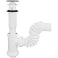 Fleximatic 2218A Céspol para lavabo, flexible, bote chico, con push ...