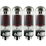 Quad of JJ 6L6GC Power Vacuum Tube