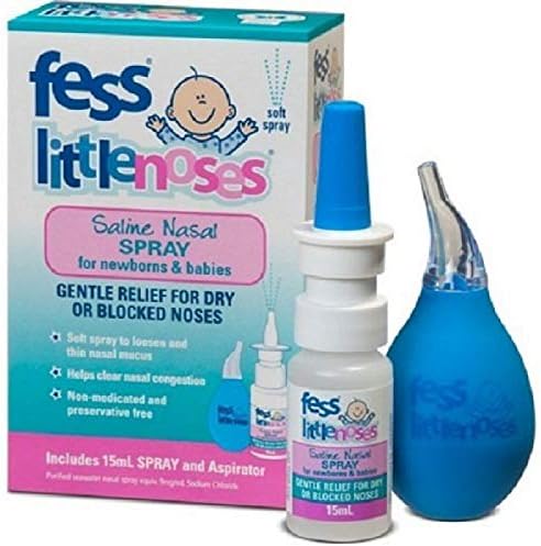 Fess Little Noses Saline Nasal Spray 15 ml + Aspirator: Amazon.com.au: Baby