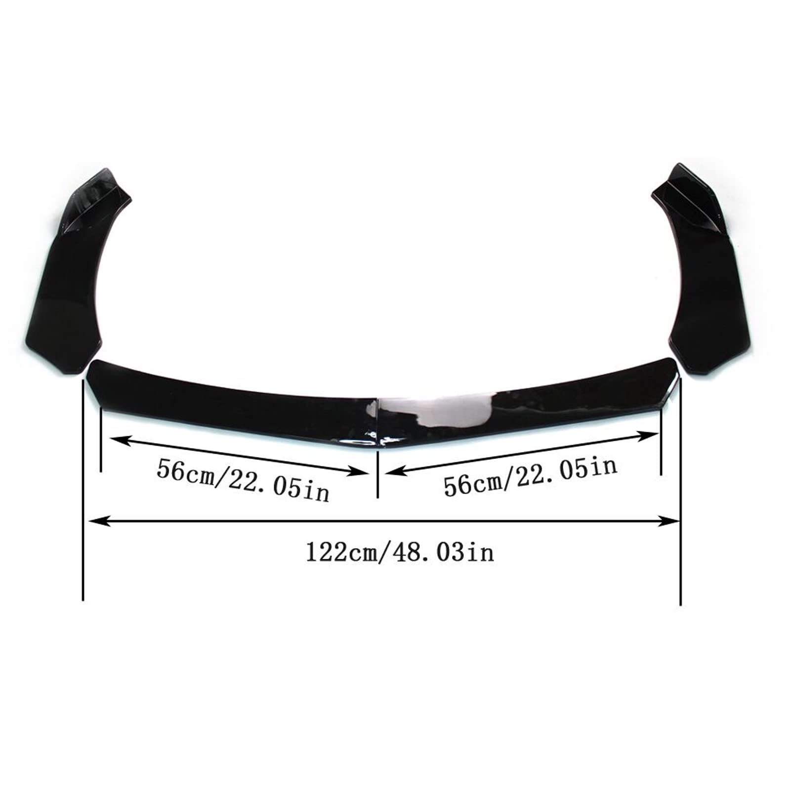 Mua Universal Front Bumper Lip Kit, Car Front Bumper Spoiler Splitter ...