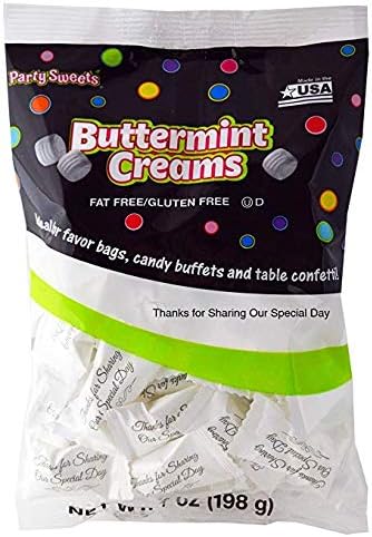 Amazon.com: Party Sweets Wedding Buttermints by Hospitality Mints ...