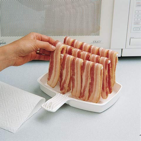 Microwave Bacon Cooker - The Original Makin Bacon Microwave Bacon Tray ...