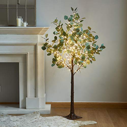 Lighted Eucalyptus Tree | WackyDecor