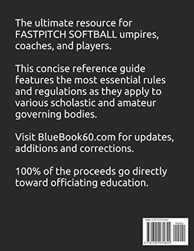 2019 BlueBook 60 - The Ultimate Guide to Fastpitch Softball Rules ...