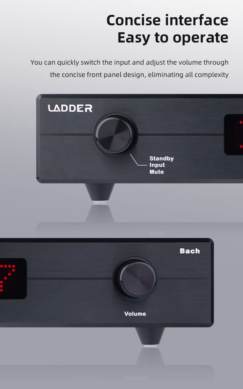 Mua Ladder Bach Fully Balanced HiFi Preamplifier R-2R Structure Stable ...