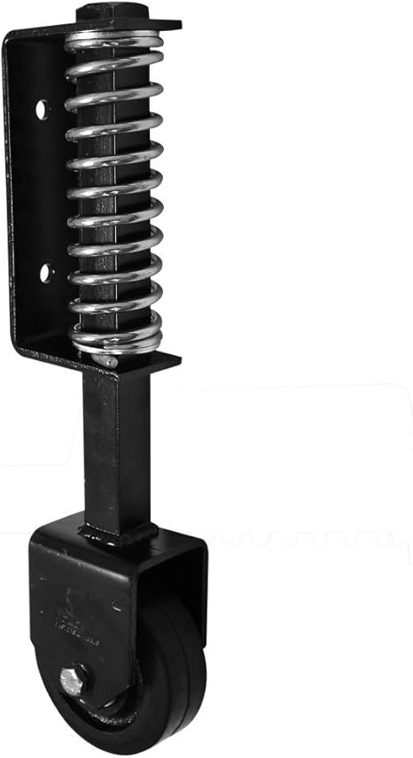 368mm No.940 Heavy Duty Spring Loaded Gate Wheels Black, Tools & Home ...