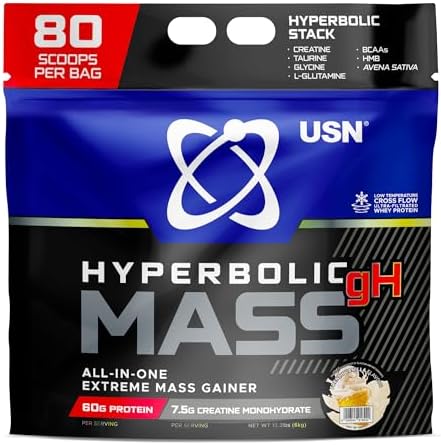 USN Hyperbolic Mass Gainer Protein Powder, GH Vanilla 6kg price in UAE ...