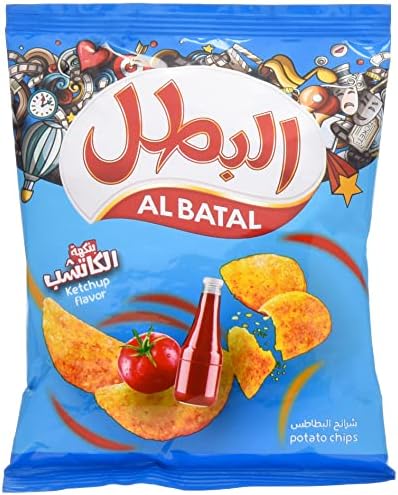 Al Batal Ketchup Flavor Potato Chips, 12 x 23 g price in Saudi Arabia ...