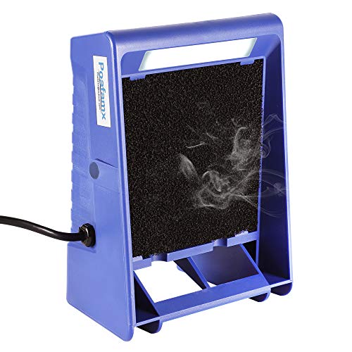 Poafamx Fume Extractor Solder Smoke Absorber with LED Light and Active ...