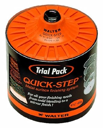 Walter Quick-Step 15 Piece Starter Kit, 4-1/2" Diameter, 5/8"-11 Arbor ...