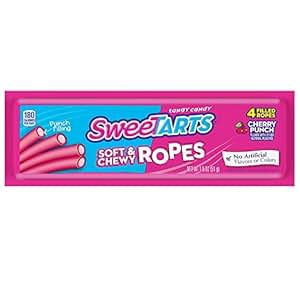 Amazon.com : Wonka Kazoozles Rope Cherry Punch 24 pack (1.8 oz per pack ...