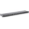 TRENDnet 24-Port CAT6A Shielded Half-U Patch Panel, 10G Ready, Half The ...