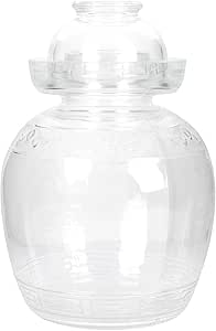 Yardwe Glass Fermentation Crock Pickle Jar Large Traditional Chinese ...