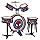 Reig Spiderman Drum kit 5-Piece: Amazon.co.uk: Musical Instruments