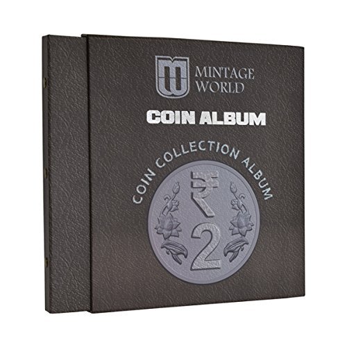MW MINTAGE WORLD Coin Collection Album for 2 Rupees Definitive Coins ...