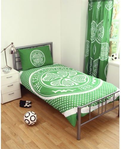 Official Celtic FC Football Sports Reversible Bullseye Single Duvet Set ...