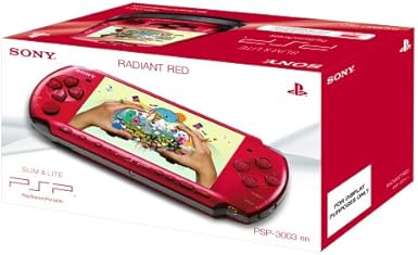 Sony PSP 3000 Series Slim and Lite Handheld Console (Red): Amazon.co.uk ...