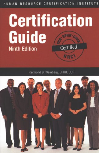 HRCI Certification Guide Ninth Edition: 9781586440640: Human Resources ...