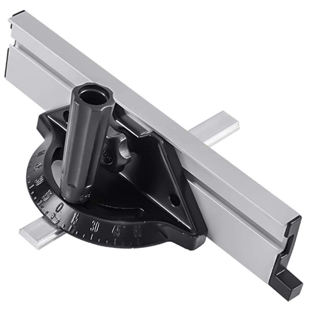 Buy Miter Gauge Fence System for Woodworking, Push Block with Angle ...