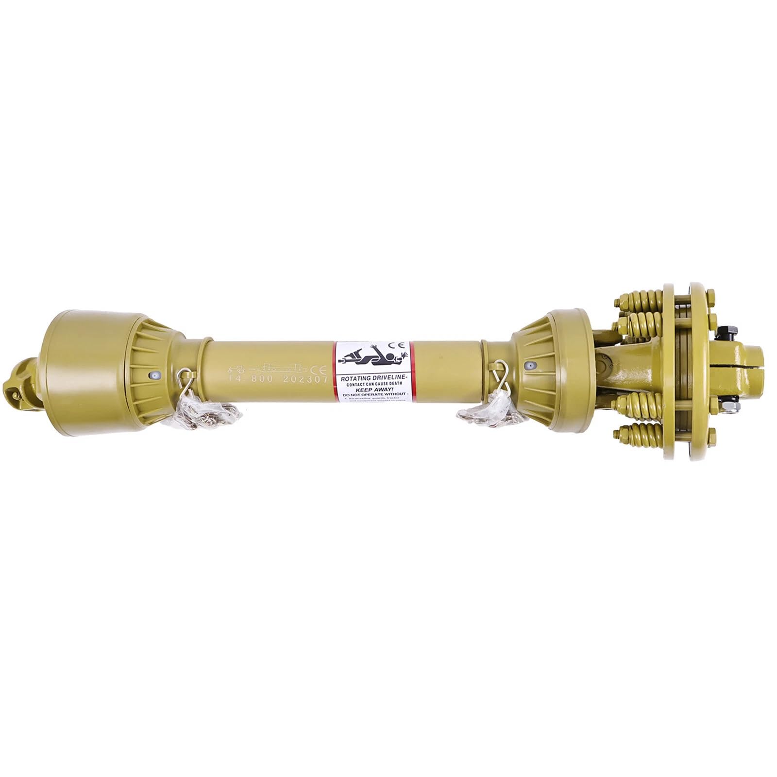 YIHETOP Pto Shaft Pto Drive Shaft 1-3/8" 6 Spline Both Ends w/Slip ...