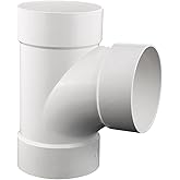 Amazon.com: 3" PVC 45 Degree Wye DWV Sanitary Y-TEE Street for Drain ...